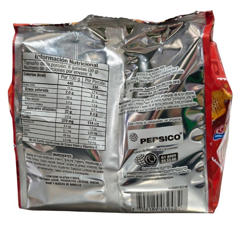 Galletas Dulce Navidad Gamesa 180gr