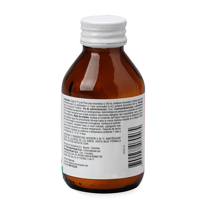 Amoxicilina Mk 250mg/5mL 100mL