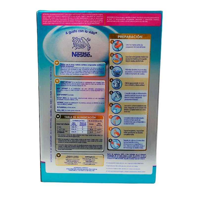 Leche Nan Optipro Etapa 2 X1400gr