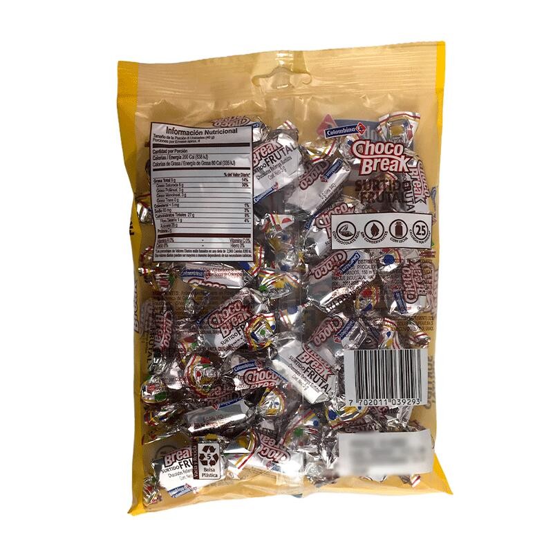 Choco Break Frutal Colombina X30 Und X150gr