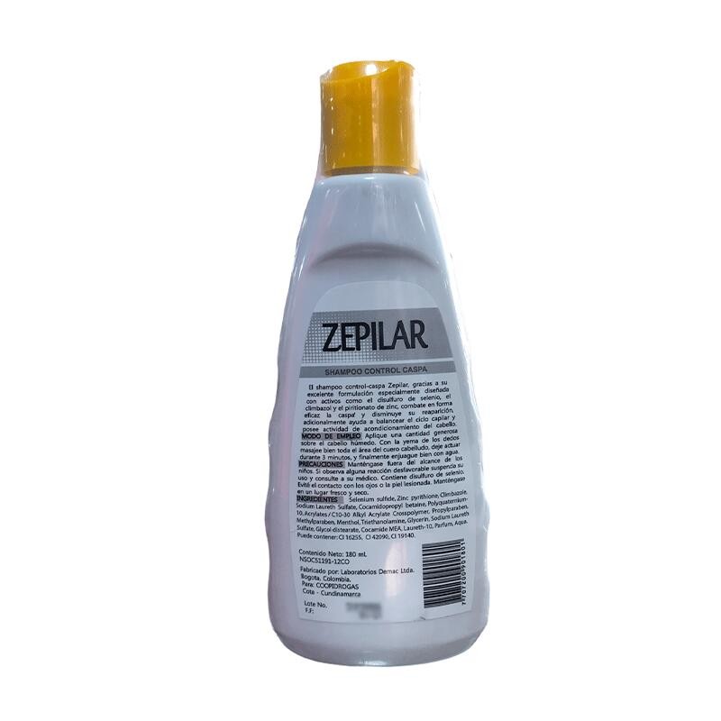 Shampoo Control Caspa Zepilar 180ml