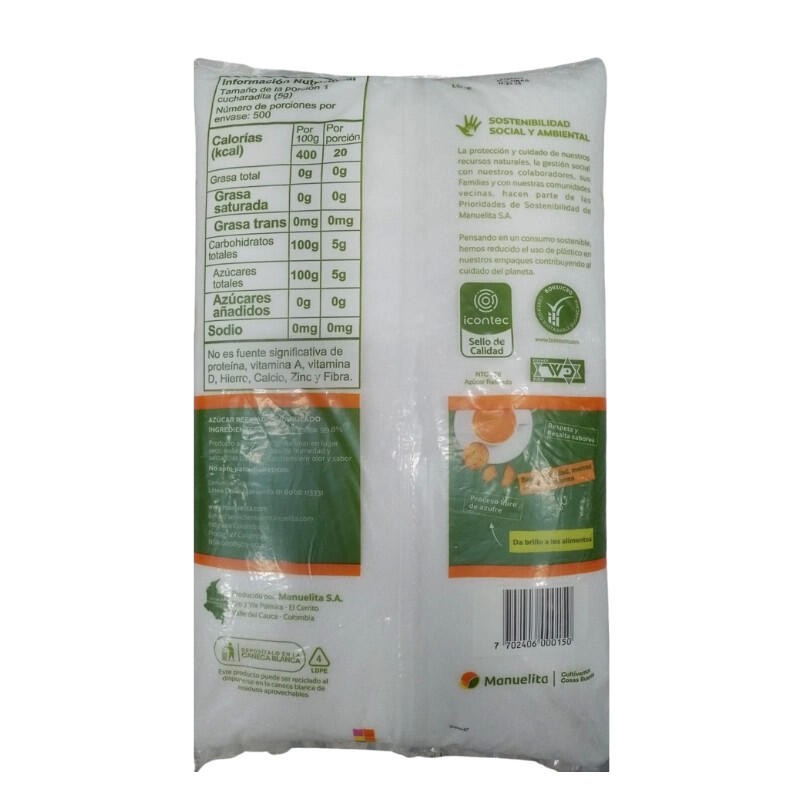 Azúcar Manuelita Alta Pureza X2500gr