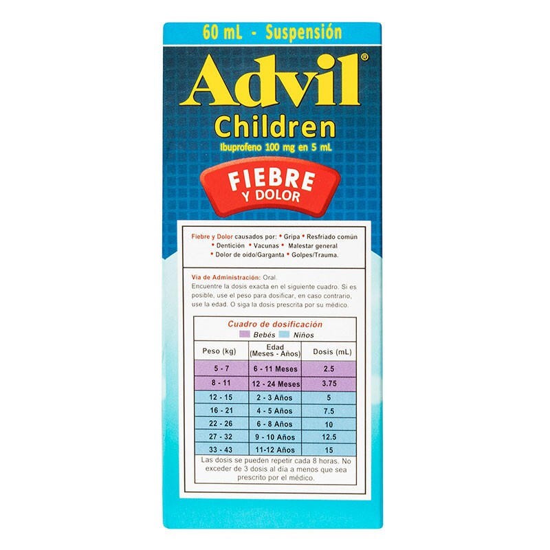 Advil Children Sabor a Frutas 60mL