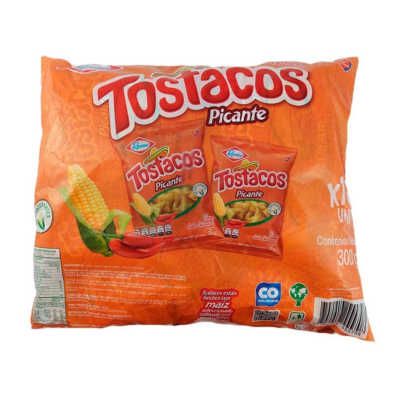 Tostacos Picantes Ramo X12 Und X300gr