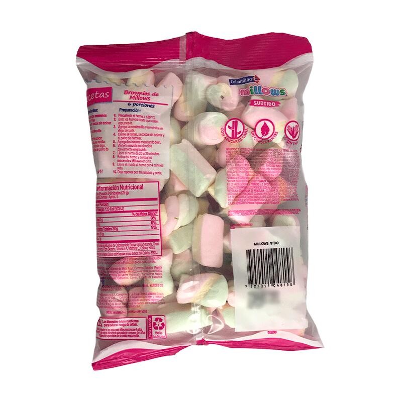 Masmelos Millows Surtido Colombina X145gr