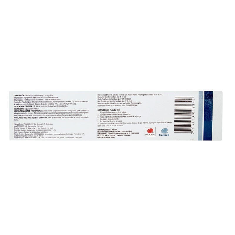 Suspensión Inyectable Betaduo 1 Jeringa Prellenada 1ml