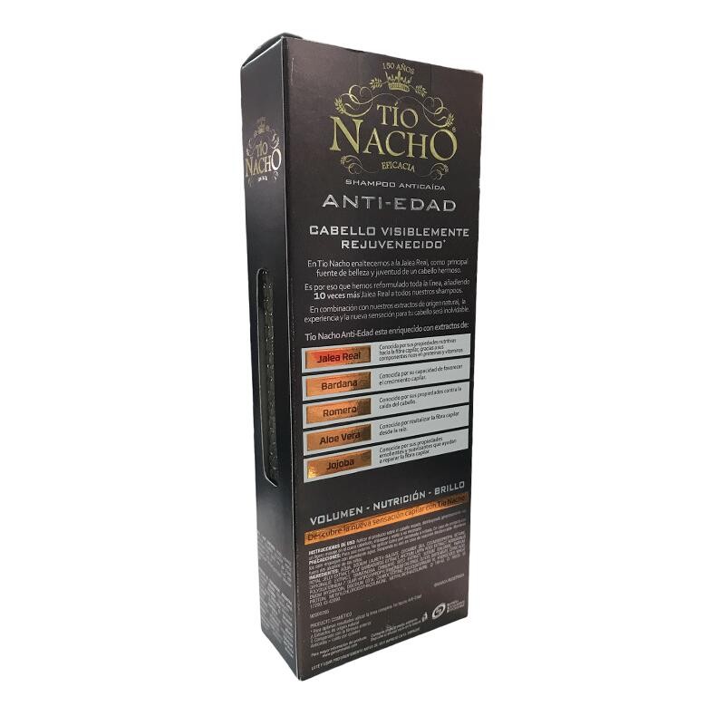 Shampoo Tío Nacho Anti Edad 415ml