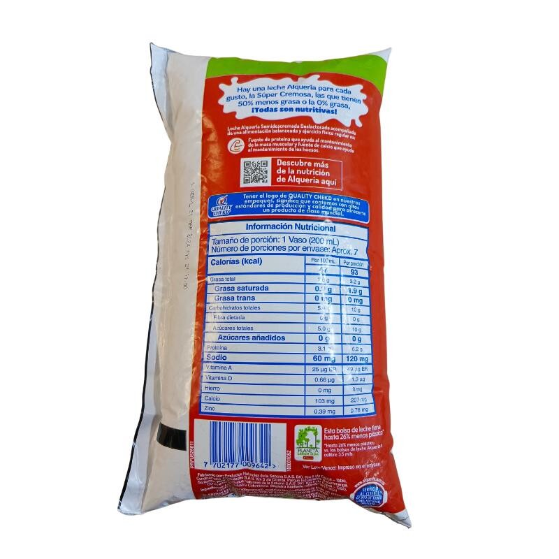 Leche Alquería Deslactosada X1300mL