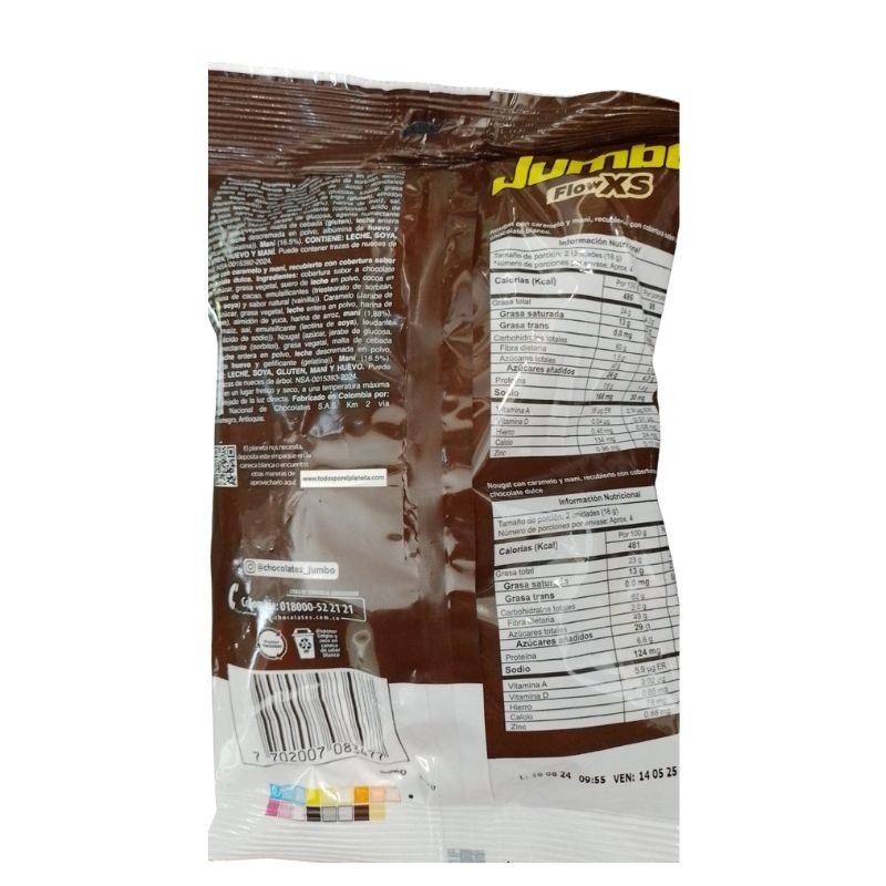 Chocolate Jumbo Flow XS X14 unidades X126G
