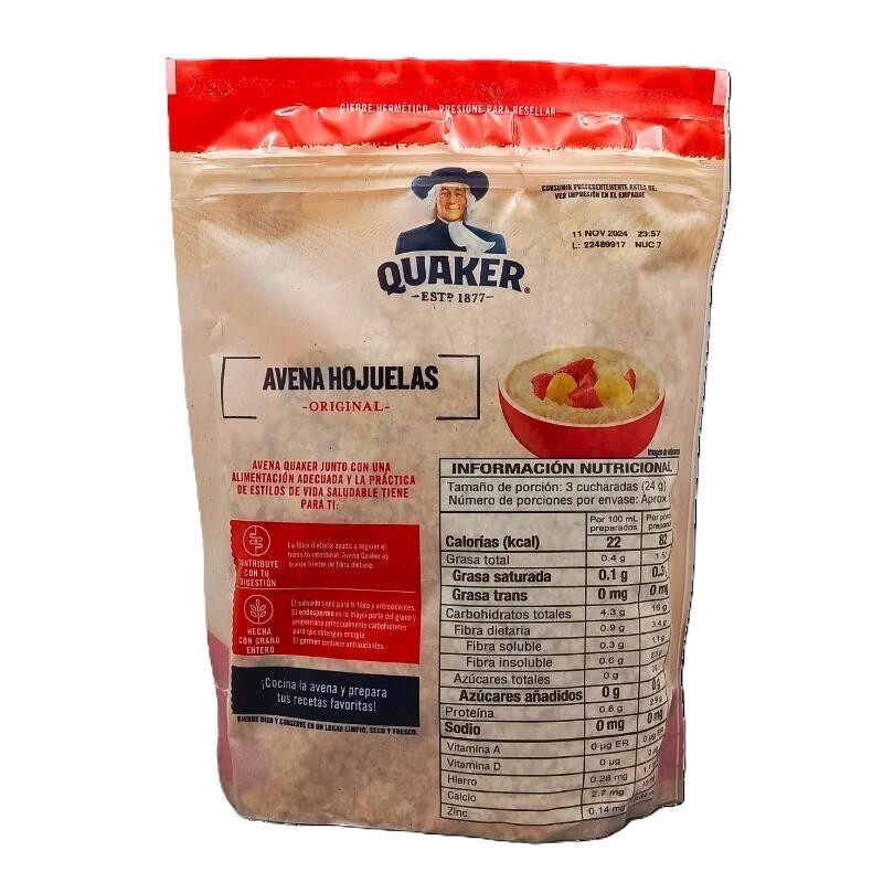 Avena en Hojuelas Quaker Original X350gr