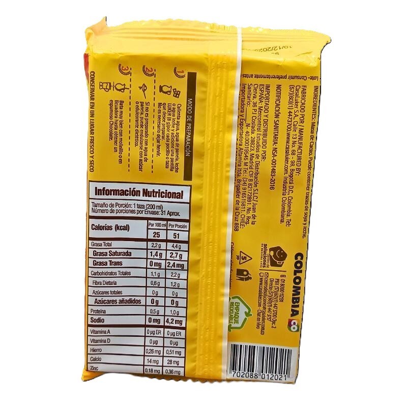 Chocolate Luker Tradicional X224G